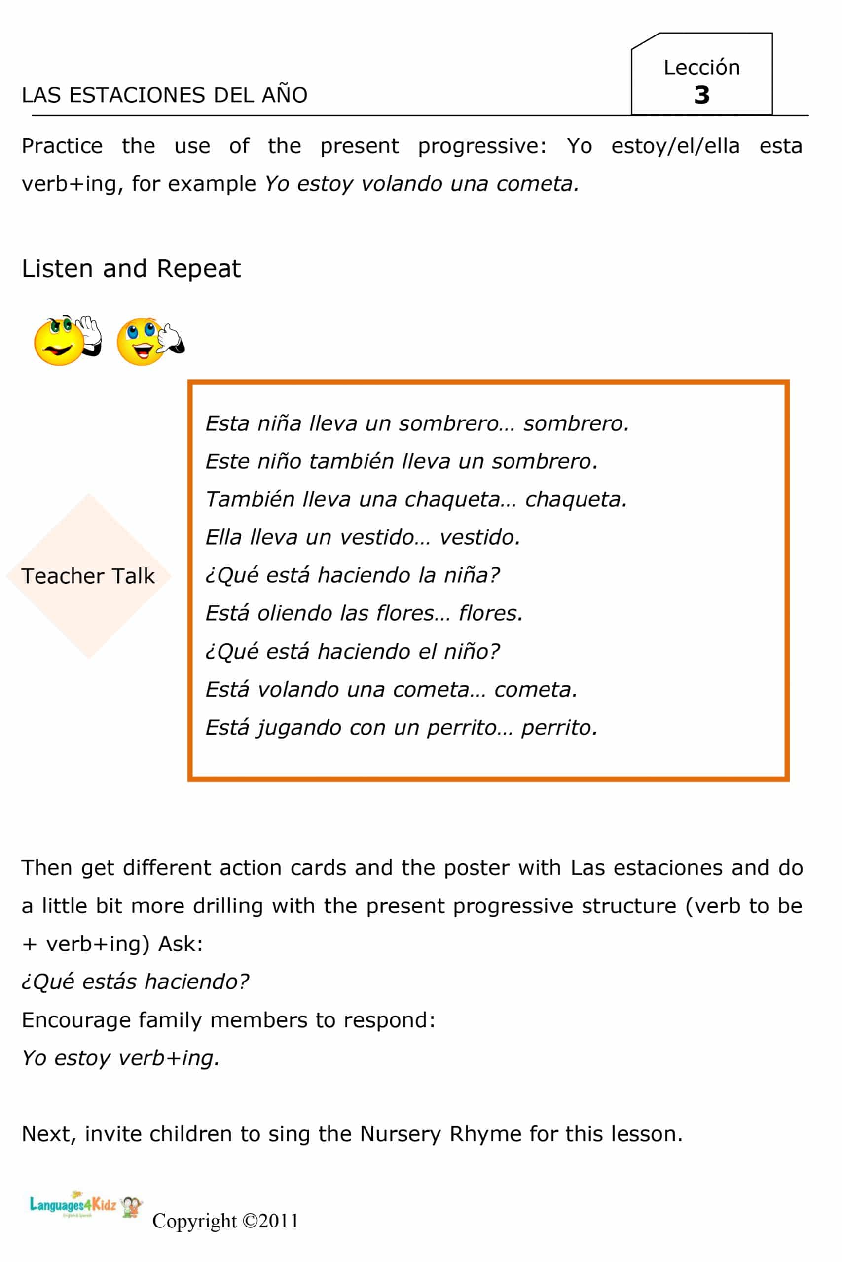 My First Spanish ready-made lesson plans – My First Spanish